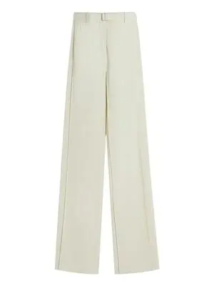 LANVIN Belted Casual Trousers - Beige