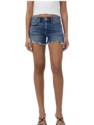 RAG  BONE Rag & Bone Denim Shorts With Belt Loops - Brown