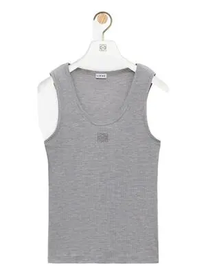 Loewe Loewe Anagram Tank Top Mixed Grey