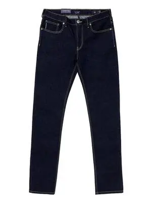 Emporio Armani Slim Fit Dark Wash Denim - Black