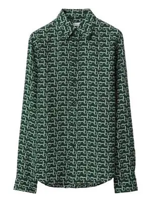 BURBERRY Burberry Monogram Print Long Sleeve Shirt