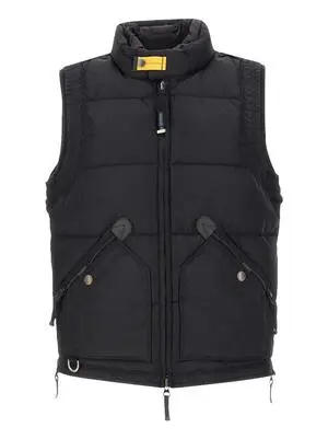 PARAJUMPERS Zippered Down Vest - Black