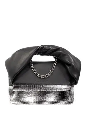 J.W.ANDERSON Embellished Twister Small Handbag - Black