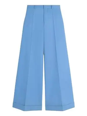 CELINE Celine Long Docks Trousers In Diagonal Wool