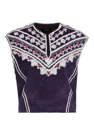 Isabel Marant Étoile Embroidered Pullover - Black