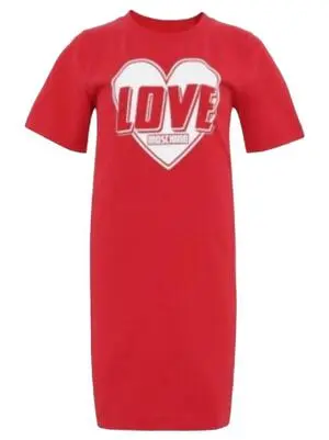 Moschino T-shirt Dress - Red