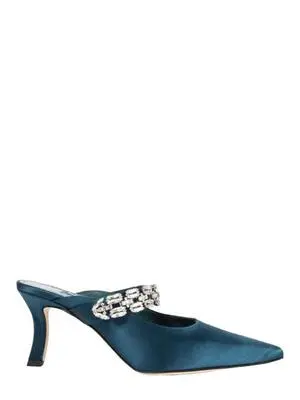 Manolo Blahnik Pointed Toe Stiletto High Heels - Blue