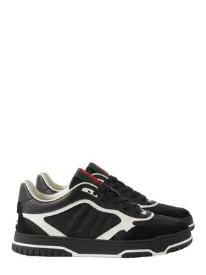 Gucci Gg Re-web Sneakers - Black