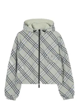 Burberry Burberry Reversible Hooded Jacket With Check Print Haimolv