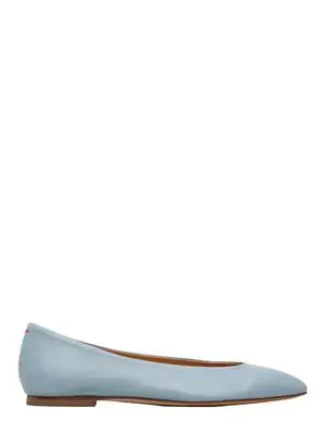 AeydĒ Ellie Almond-toe Flats - Blue