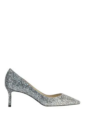 JIMMY CHOO Sequined Stiletto High Heels - Gray
