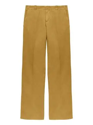 Alexander McQueen Low-waisted Chino Trousers - Sand-colored