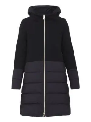 Herno Padded Hooded Coat - Black