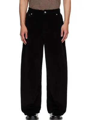 Studio Nicholson Paolo Corduroy Trousers - Black