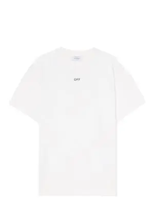 Off-White Newspaper Arrow Crewneck T-shirt - White-black