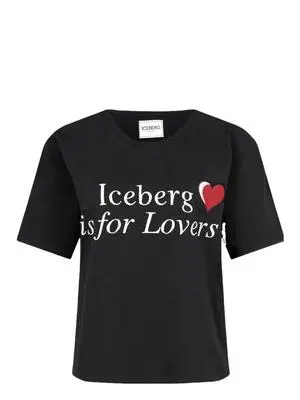 ICEBERG Iceberg Printed Heart T-Shirt