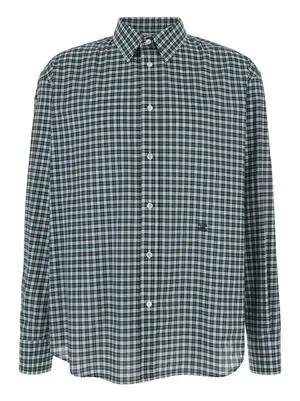 CELINE Shirt IN Tartan Cotton Cloth