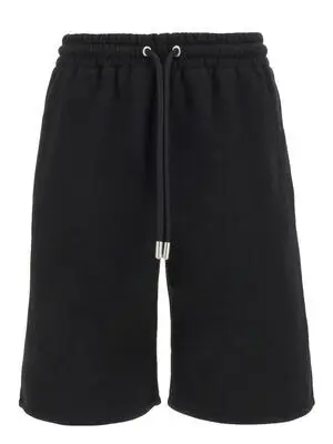 Off-White Low-rise Oversized Shorts - Black