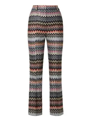 Missoni Zig-zag Straight-leg Pants - Multicolor