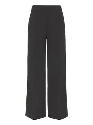 P.a.r.o.s.h Elegant High-waisted Trousers - Black