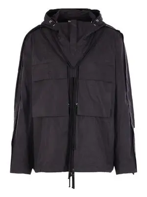CRAIG GREEN Rope-drawstring Anorak Jacket - Black