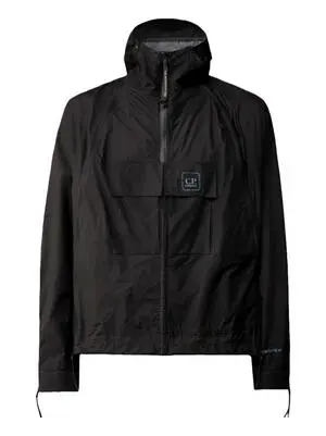 C.P. COMPANY Series Pertex Logo Printed Jacket - Black