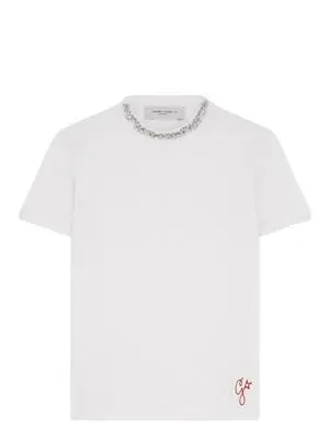 GOLDEN GOOSE Golden Goose Deluxe Brand Embellished Crewneck T-Shirt