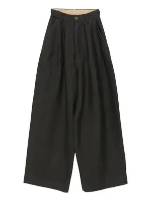 UMA WANG Palazzo Pants - Black