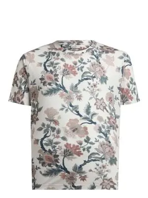 Etro T-shirt With Floral Print - Multicolor