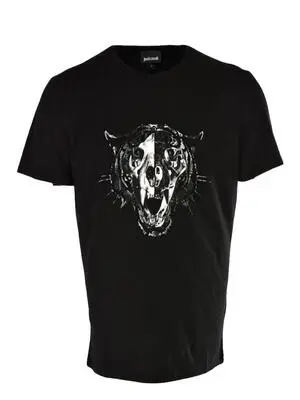 Just Cavalli Logo T-shirt - Black