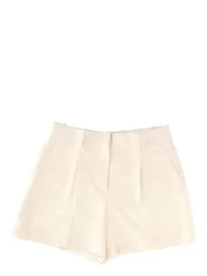 Theory Pleated Tailored Shorts - Off White