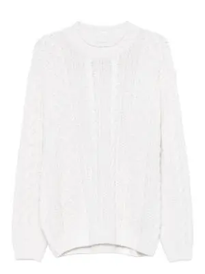 C.P. COMPANY Chunky Knit Sweater - Off White
