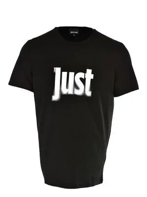 Just Cavalli Printed T-shirt - Black