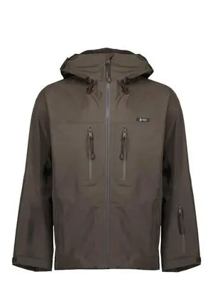 Prada Logo Tag Hooded Jacket - Camouflage Green