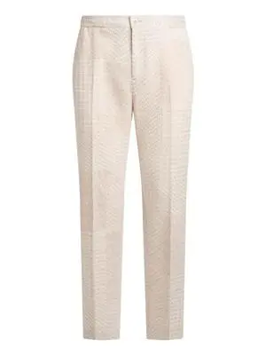 Etro Wool-blend Patchwork Trousers - Nude
