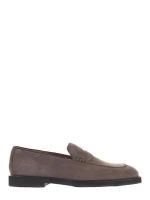 DOUCAL'S Almond Toe Slip-on Loafers - Multicolor