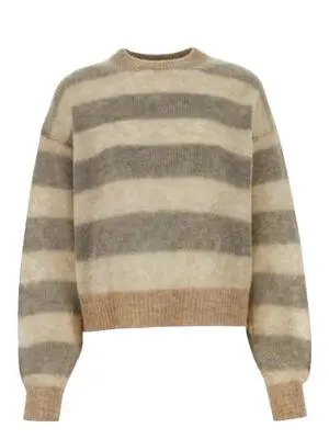 BRUNELLO CUCINELLI Brunello Cucinelli Striped Crewneck Jumper