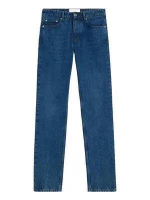 Ami Slim-fit Straight-leg Jeans - Blue