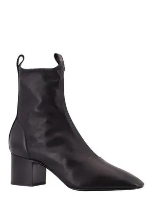 CELINE Celine Cheri Zipped Boot In Stretch Lambskin