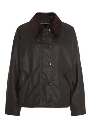 Barbour Long-sleeved Casual Jacket With Logo Embellishment - Black