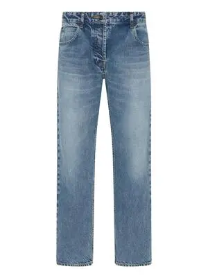 THE ROW Belt Loop Jeans - Medium Blue