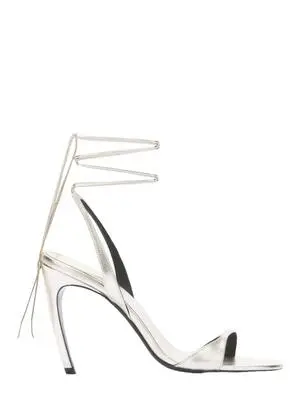 Attico The Ora Sandals - Silver