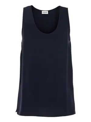 P.a.r.o.s.h Sleeveless Crewneck Tank Top - Blue