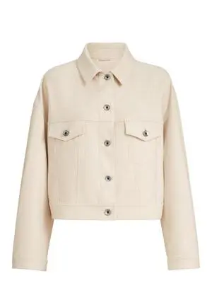 BRUNELLO CUCINELLI Brunello Cucinelli Monili Embellished Long Sleeve Jacket