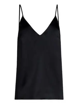 Brunello Cucinelli V-neck Sleeveless Top - Black