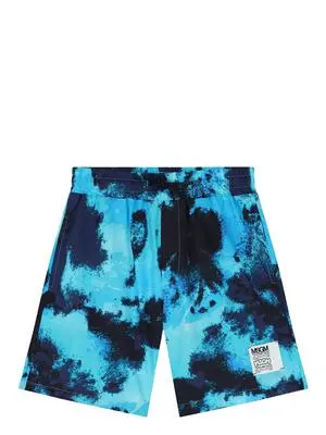 MSGM Printed Shorts - Blue