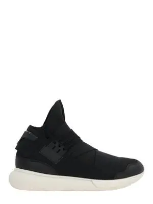 Y3 Qasa Round Toe Sneakers - Black