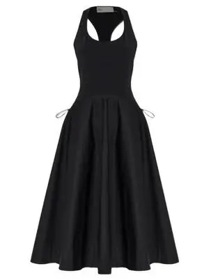 Tory Burch Racerback Midi Dress - Black