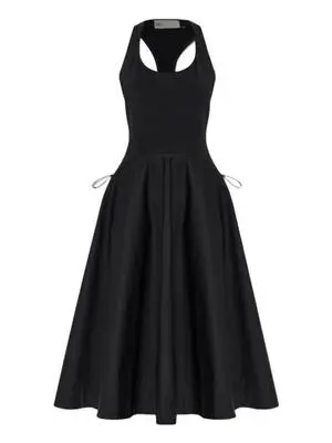 Tory Burch Racerback Midi Dress - Black