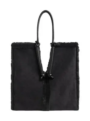 Bottega Veneta Bolster Knot Detailed Tote Bag - Black